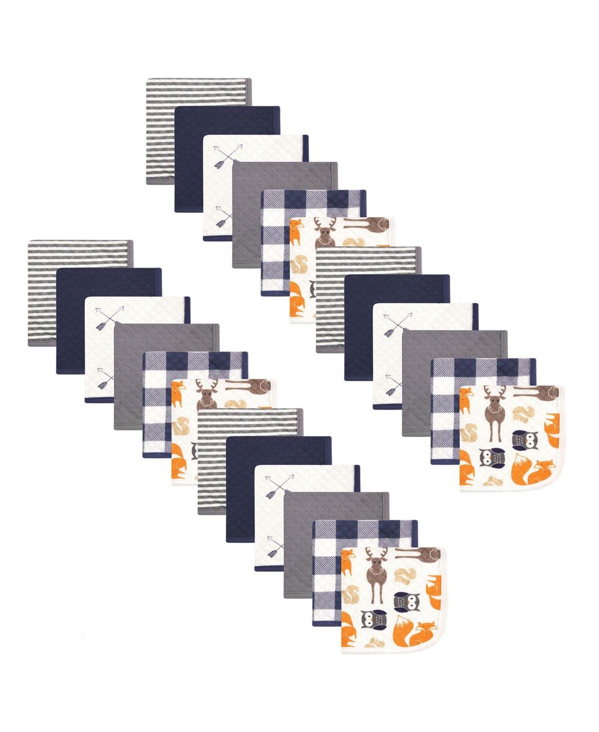 Click here for Hudson Baby 24Pc Quilted Cotton Washcloths  Forest... prices