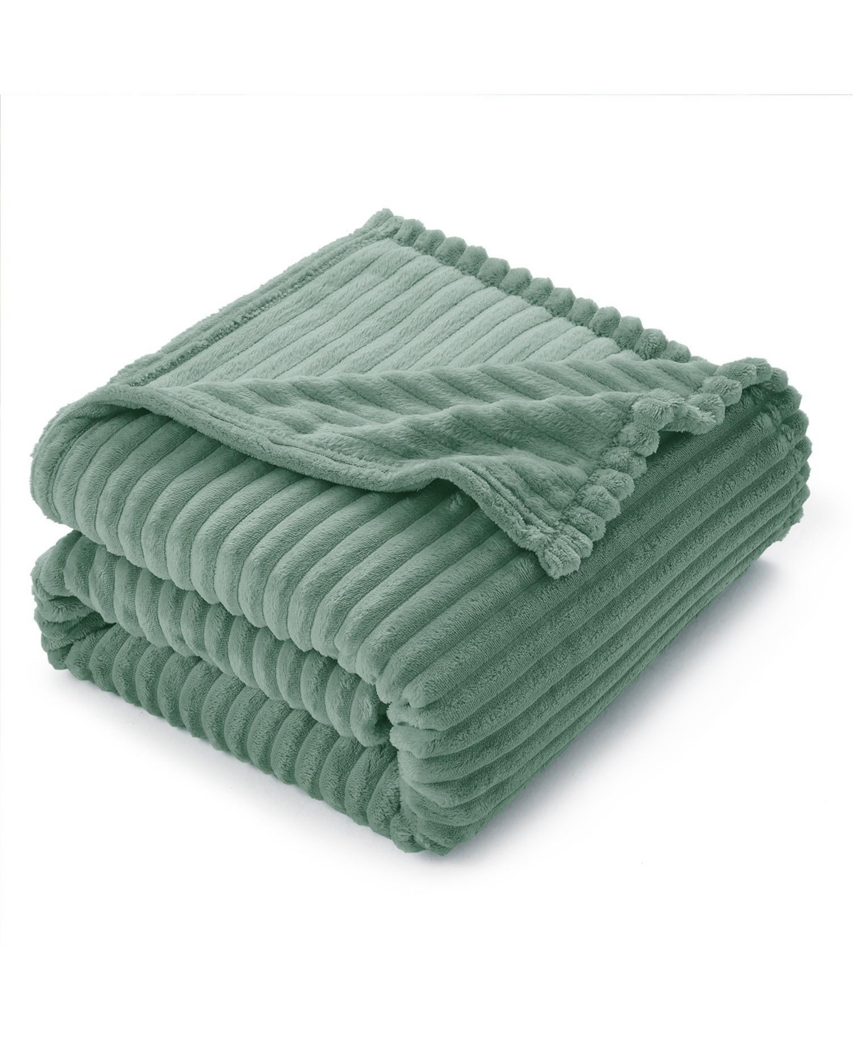 Click here for Ultra Soft & Light Ribbed Fleece Blanket - Throw/T... prices