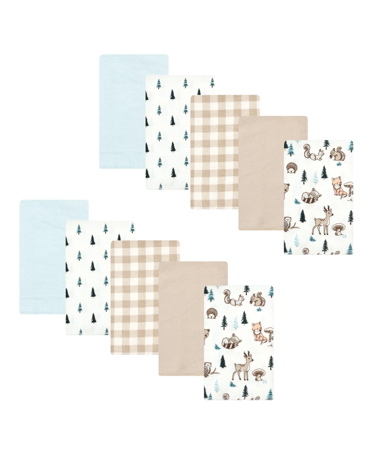 Click here for Hudson Baby Boys Ten-Piece Cotton-Poly Flannel Bur... prices