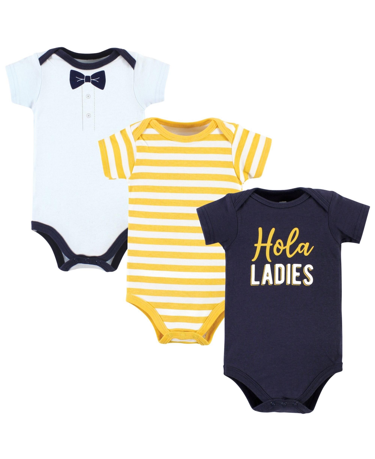 Click here for Hudson Baby Baby Boys Hudson Cotton 3-Piece Bodysu... prices