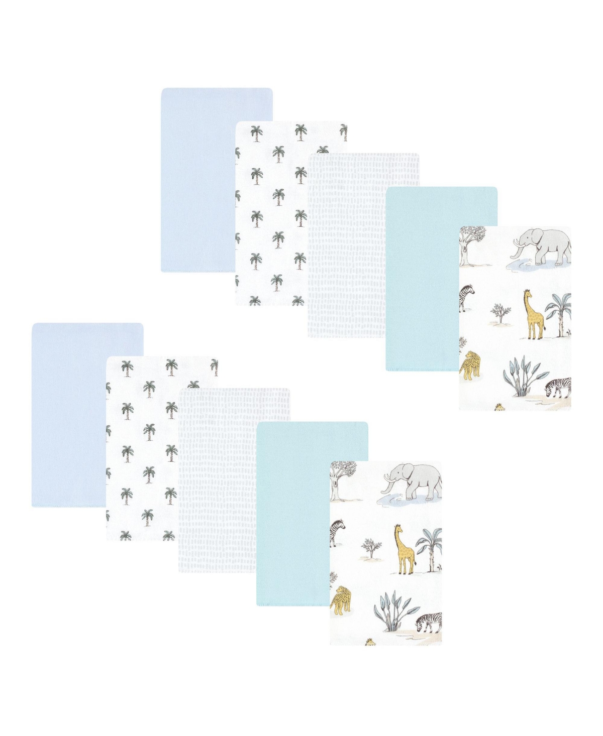 Click here for Hudson Baby Boys Ten-Piece Cotton-Poly Flannel Bur... prices