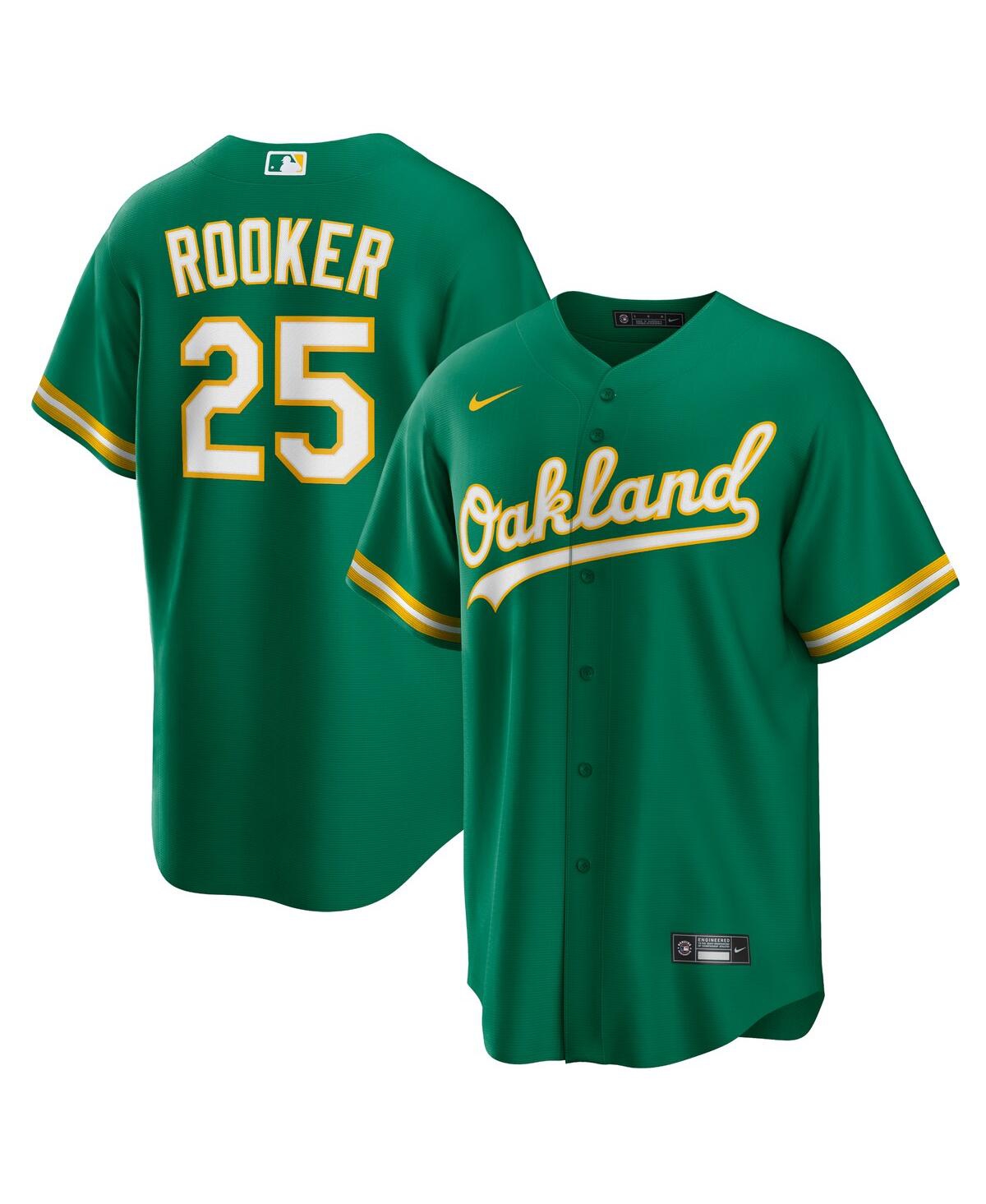Click here for Nike Mens Brent Rooker Kelly Green Oakland Athleti... prices