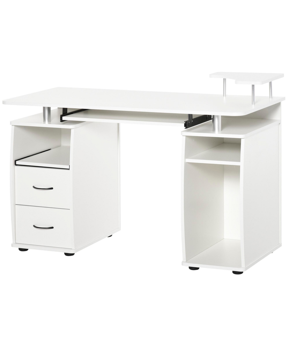 Click here for Homcom Computer Office Desk Table Workstation w/Ke... prices