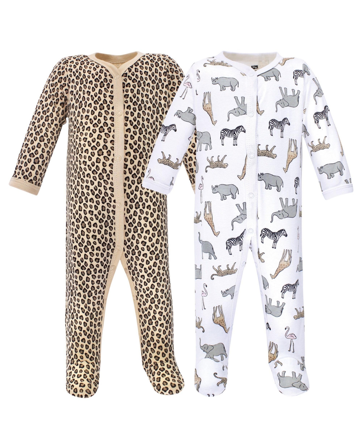 Click here for Hudson Baby Cotton Sleep and Play - Modern pink sa... prices