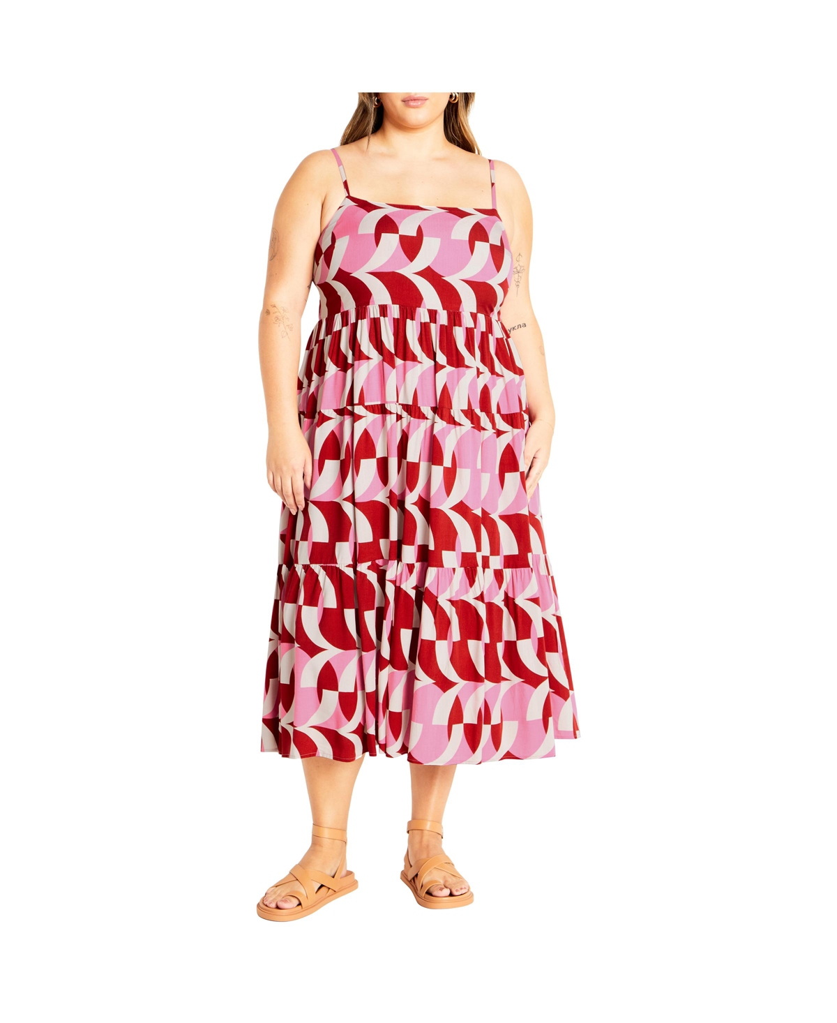 Click here for City Chic Womens Mystic Print Dress - Mystic prices