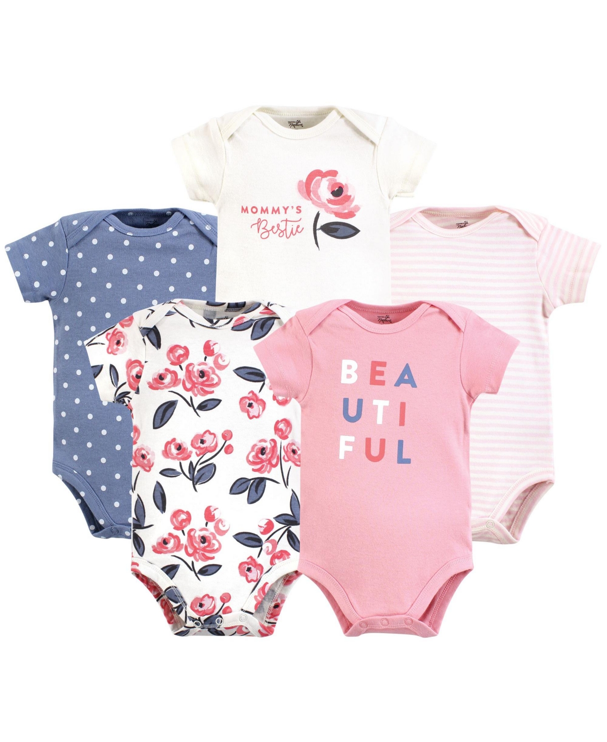 Click here for Touched by Nature Baby Girls Natural Cotton Bodysu... prices
