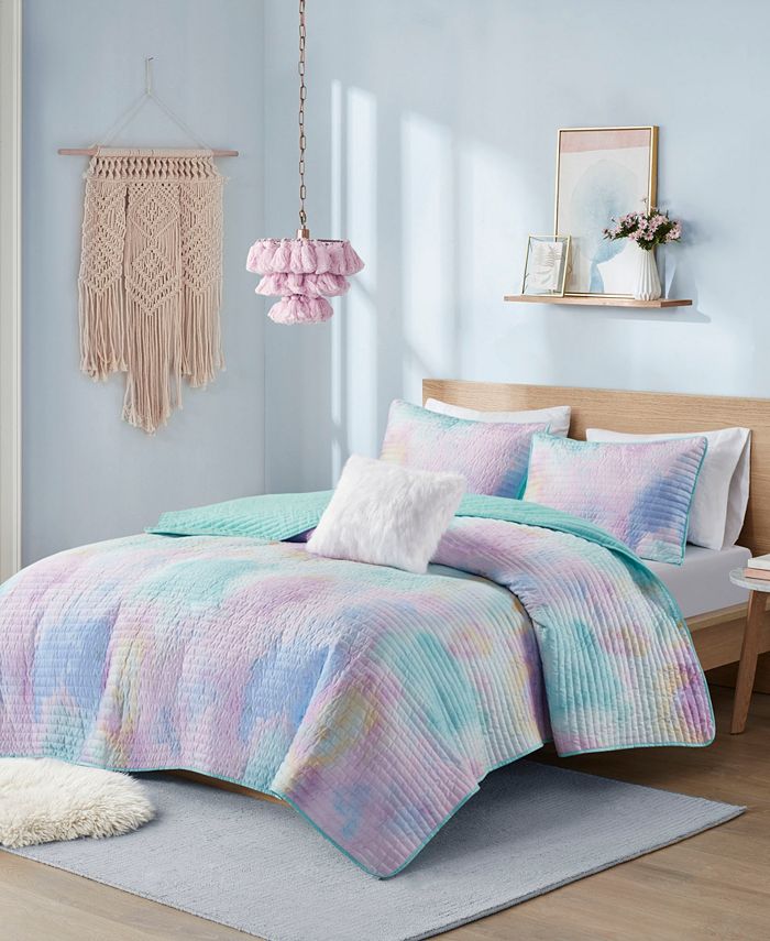 Intelligent Design Cassiopeia 3-Pc. Quilt Set with Throw Pillow, Twin ...