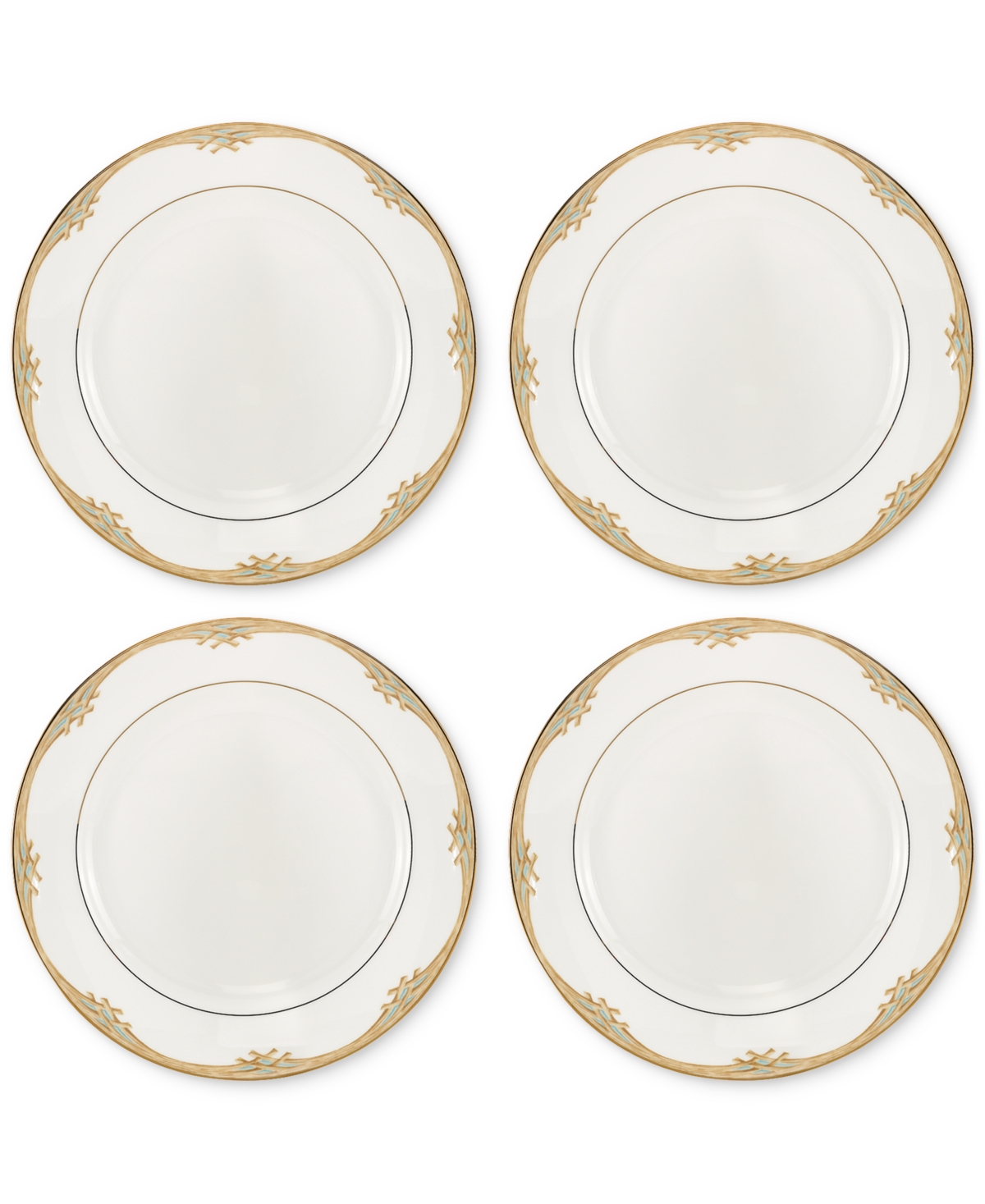 Click here for Lenox British Colonial Bamboo Dinner Plates  Set o... prices