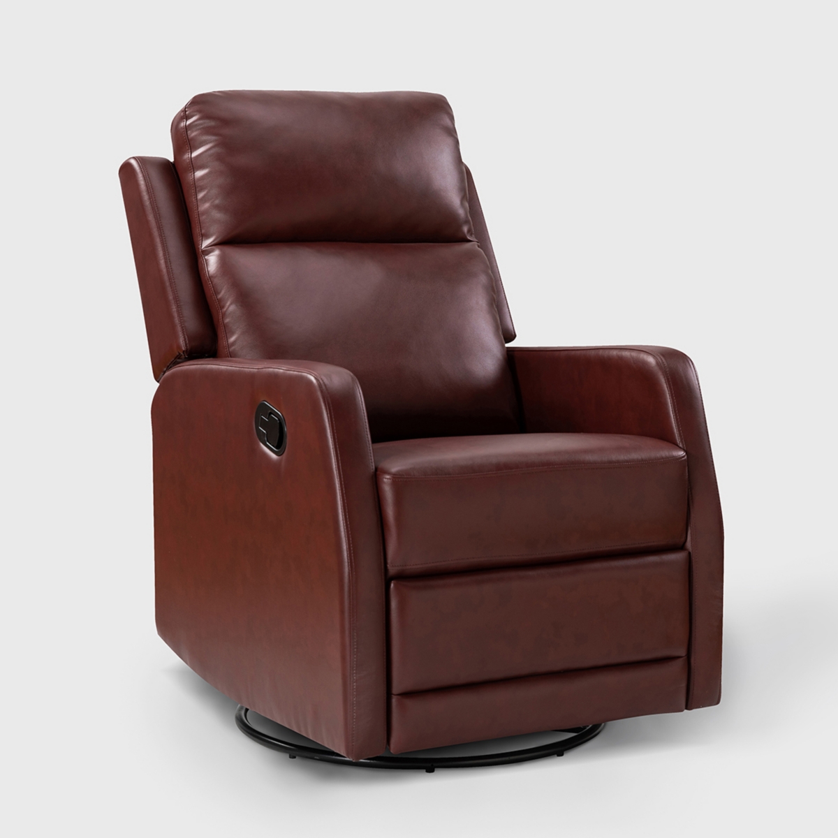 Click here for Hulala Home Donat Faux Leather Swivel Recliner - R... prices