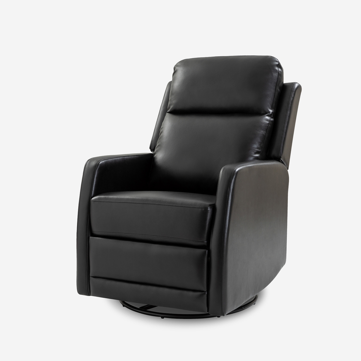 Click here for Hulala Home Donat Faux Leather Swivel Recliner - B... prices