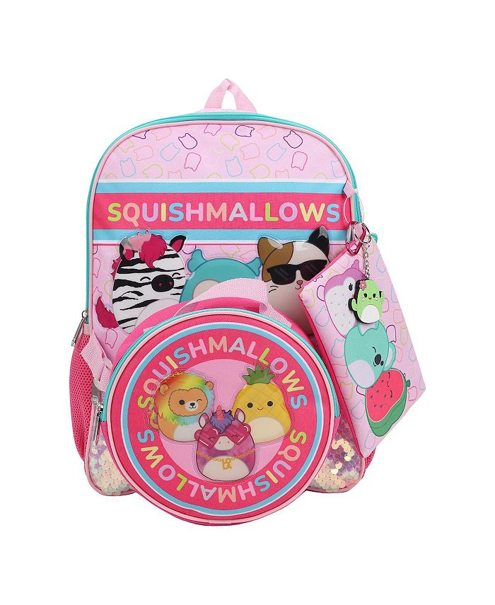 Squishmallows Crew 5 PC Youth Backpack Set - Macy's