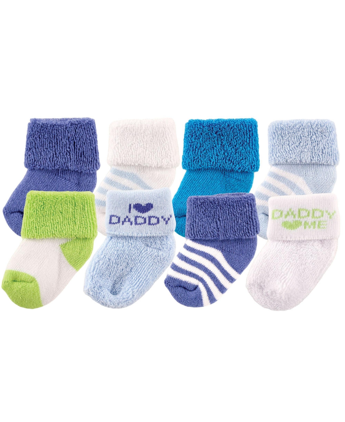Click here for Luvable Friends Baby Boys Soft Terry Knit Booties... prices