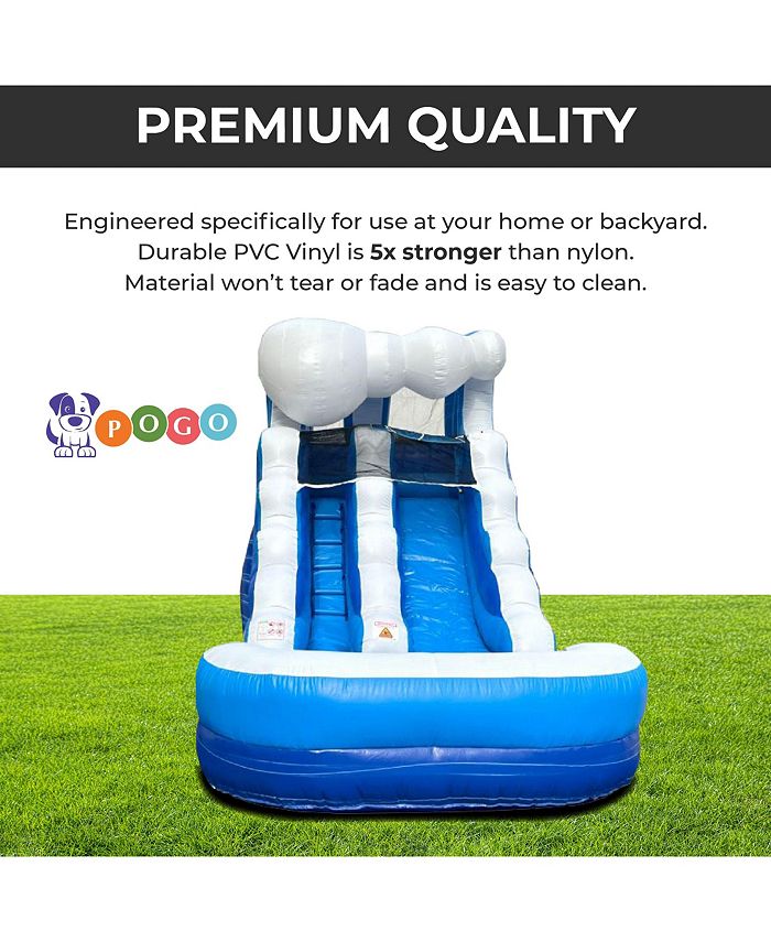 Pogo Bounce House Inflatable Water Slide for Kids (Without Blower) - 21 ...