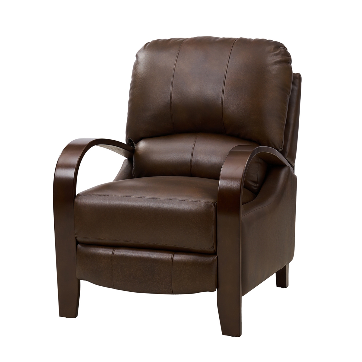 Click here for Alex Genuine Leather Manual Recliner - Choclate prices