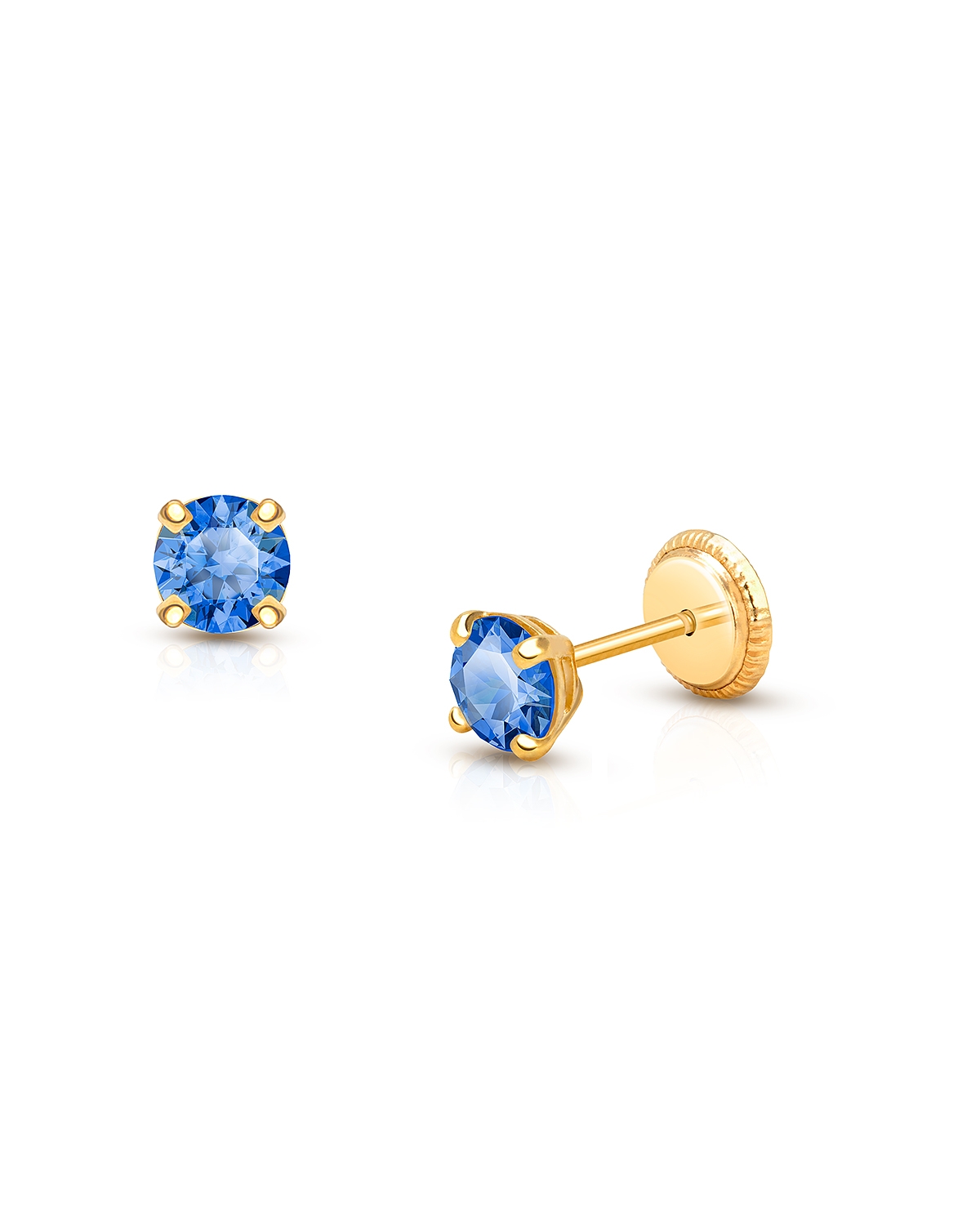 Click here for Tiny Blessings Childrens 14K Gold 4mm Crystal Birt... prices
