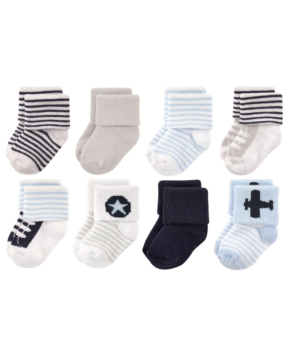 Click here for Luvable Friends Baby Boys Soft Terry Knit Booties... prices