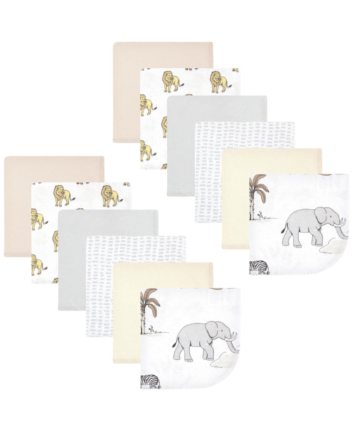 Click here for Hudson Baby Flannel Cotton Washcloths  Brown Bear... prices