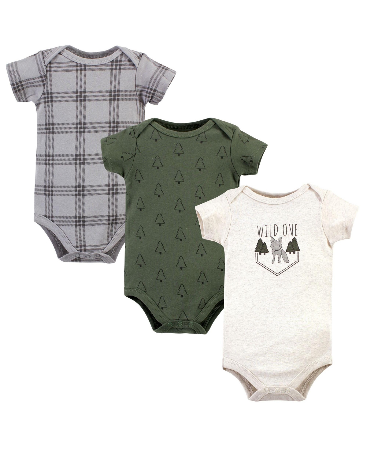 Click here for Hudson Baby Baby Boys Hudson Cotton 3-Piece Bodysu... prices