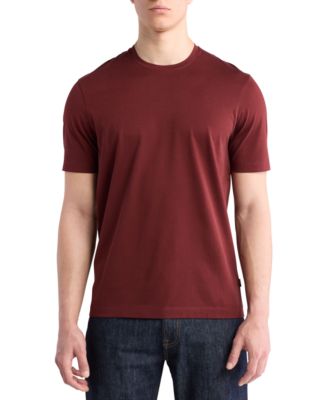 Calvin Klein Men's Double Mercerized Tailored Regular-Fit T-Shirt - Macy's