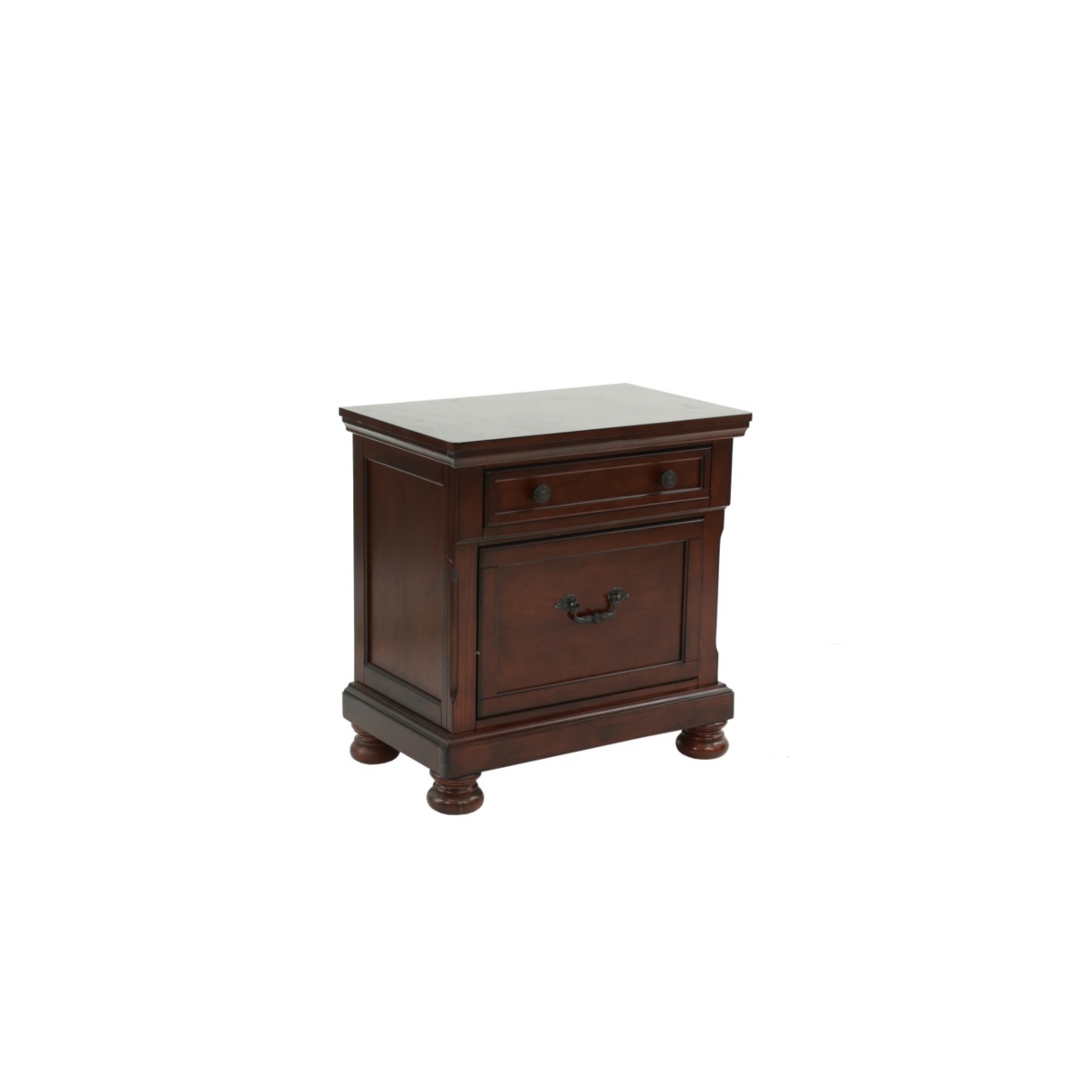 Click here for Simplie Fun Nightstand In Antique Cherry - Dark br... prices