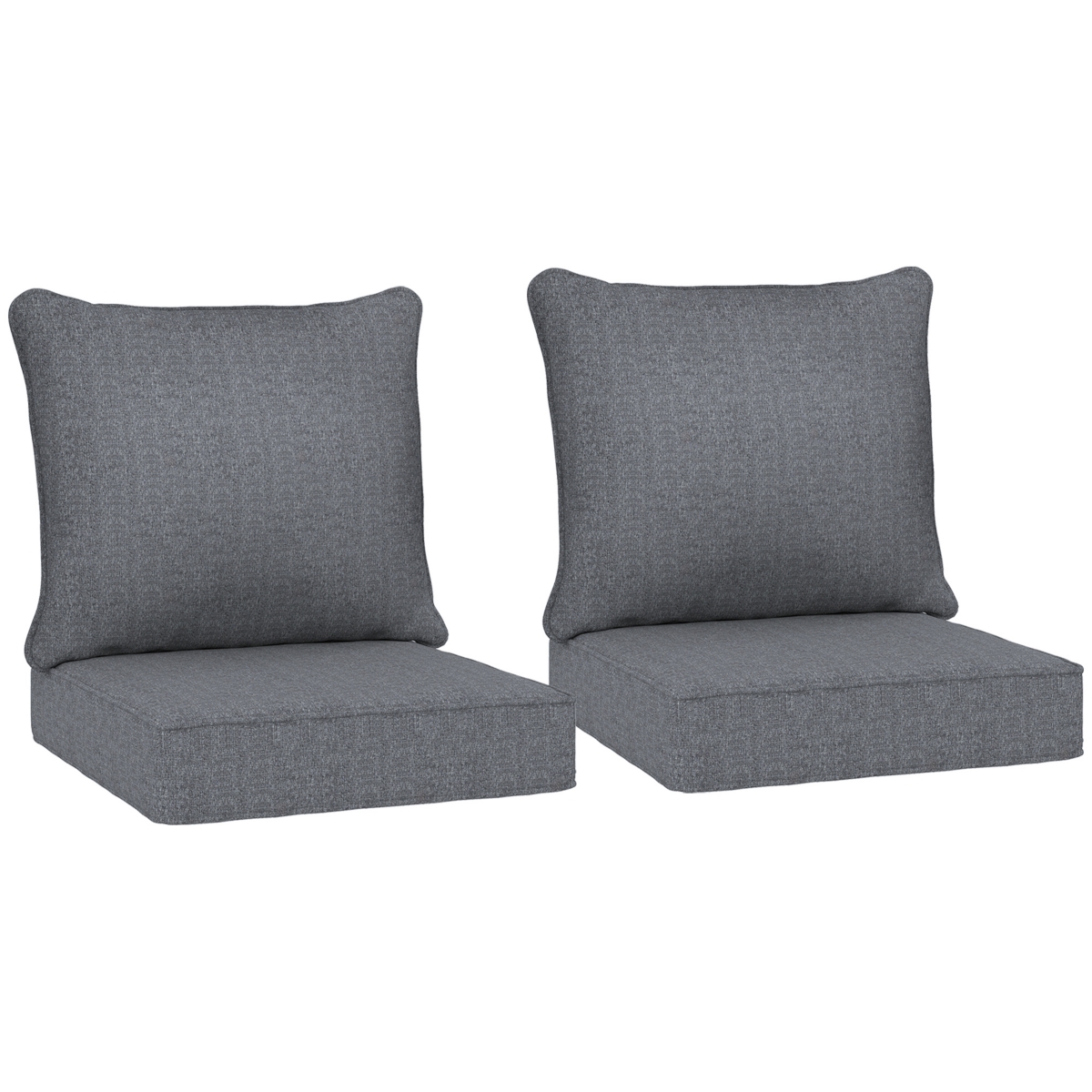 Click here for Outsunny 4 Outdoor Chair Cushions with Seat & Back... prices