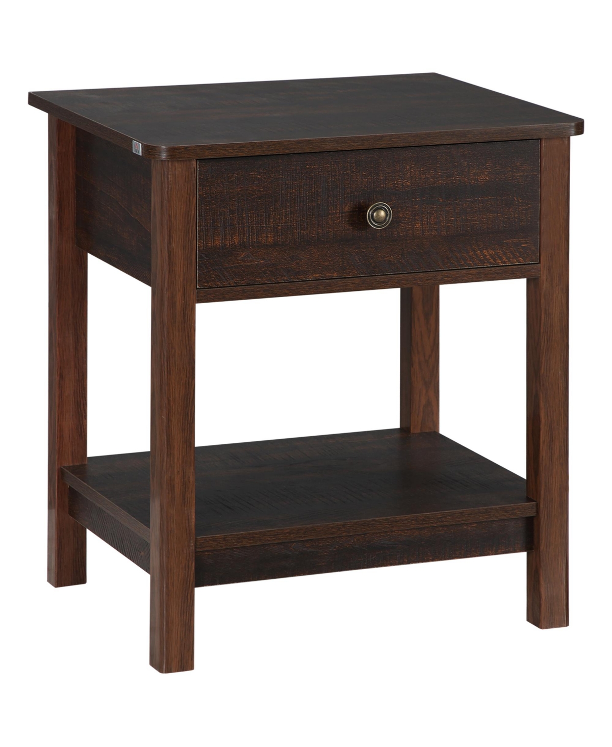 Click here for Homcom End Table with Drawer  Side Table with Bott... prices