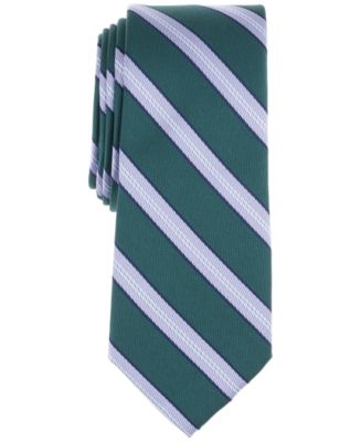 Bar III Men's Ferris Skinny Stripe Tie, Created for Macy's - Macy's