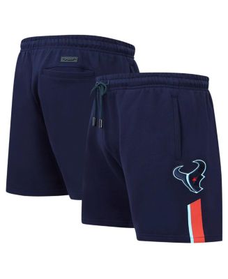 Pro Standard Men's Navy Houston Texans H Town Fleece Shorts - Macy's