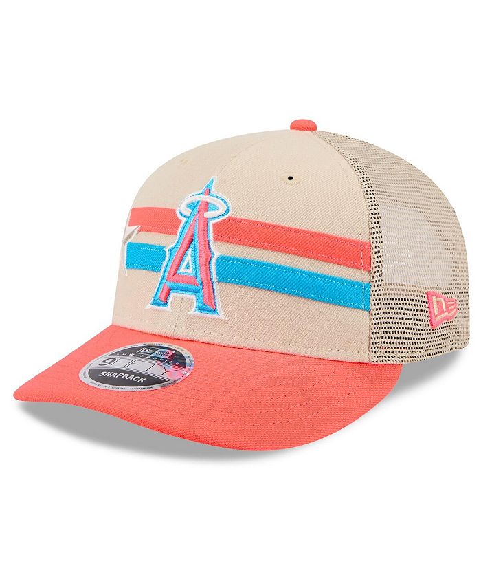New Era Men's Cream Los Angeles Angels 2024 MLB All-Star Game Meshback ...