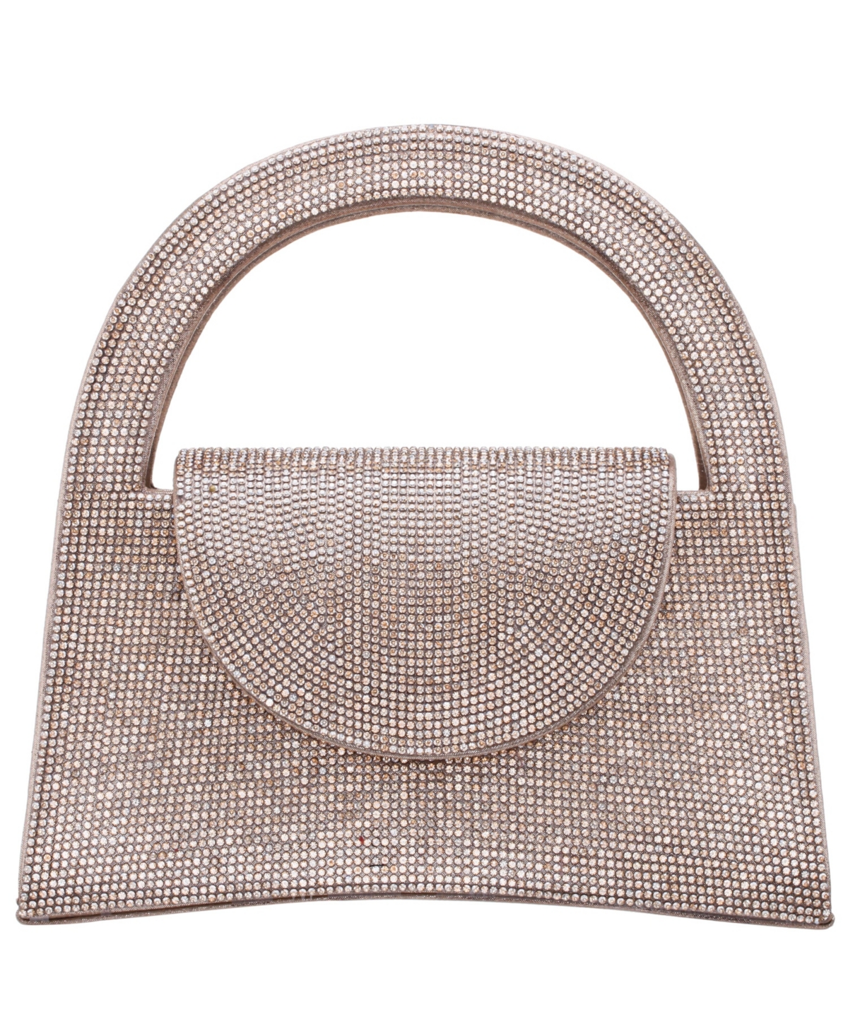 Click here for Nina All Over Crystal Satchel Bag - Gold prices
