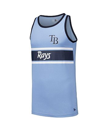 New Era Men's Light Blue Tampa Bay Rays Jersey Ringer Tank Top - Macy's
