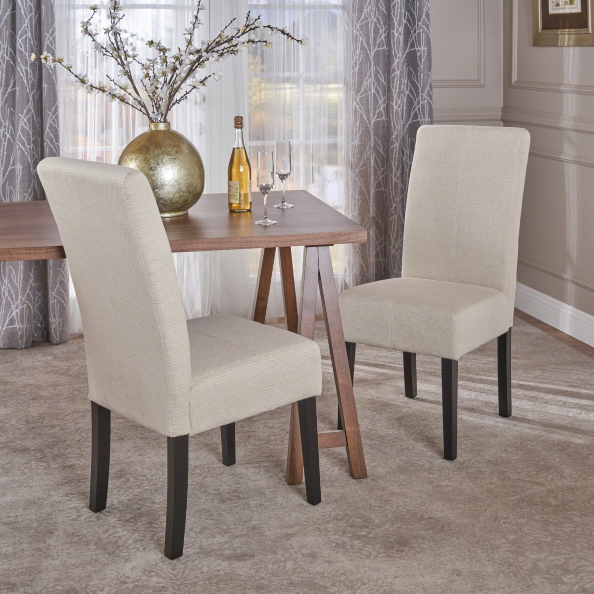 Click here for Simplie Fun Dining Chairs (Set Of 2): Contemporary... prices