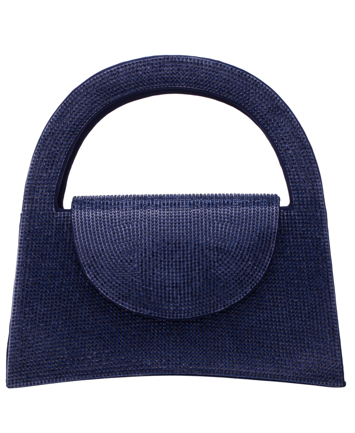 Click here for Nina All Over Crystal Satchel Bag - Navy prices
