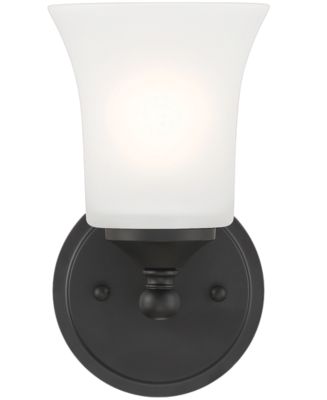 Designers Fountain Bronson 5.25" Metal 1 Light Wall Sconce - Macy's