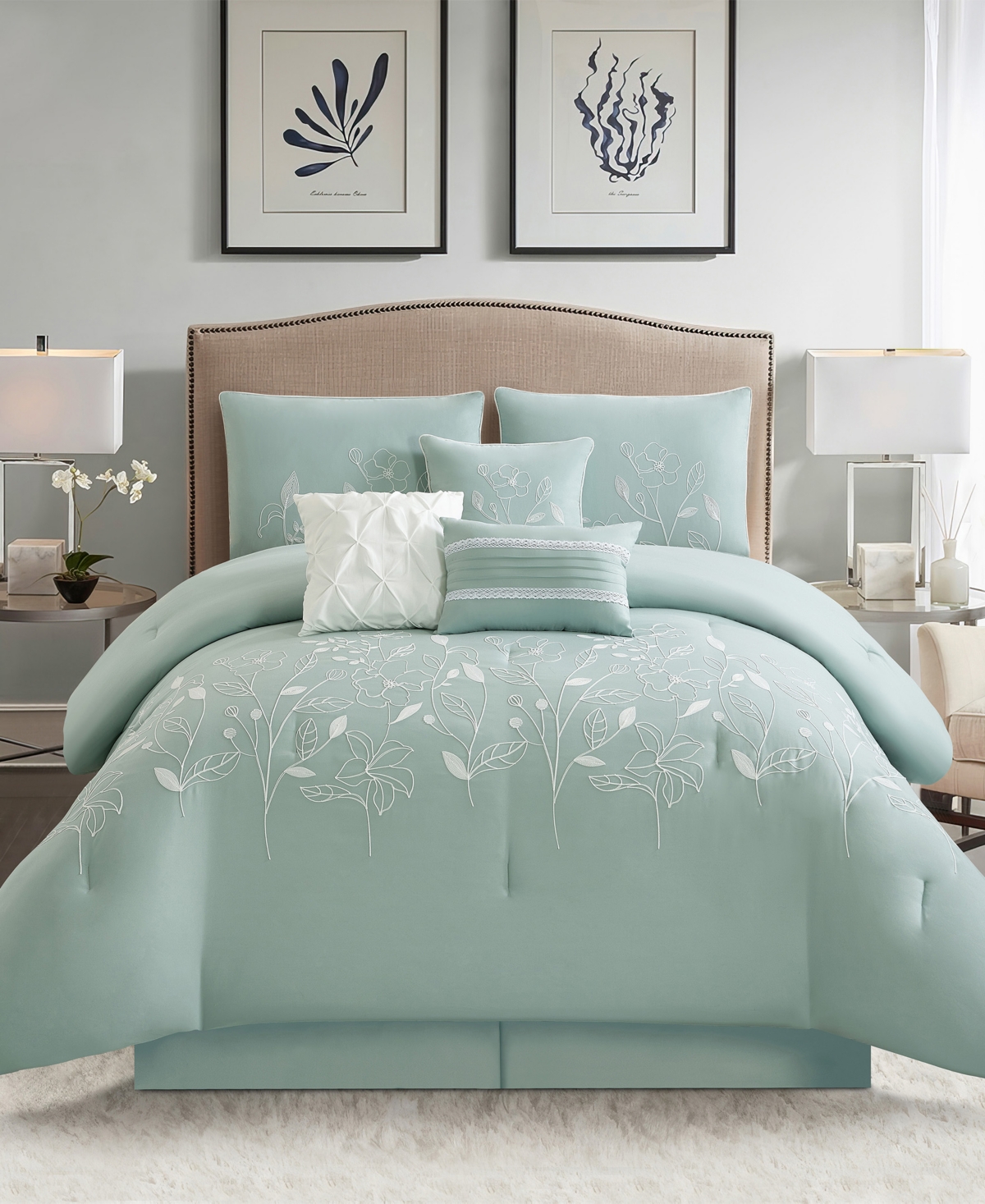 Click here for Stratford Park Safina Floral 7-Pc. Comforter Set... prices