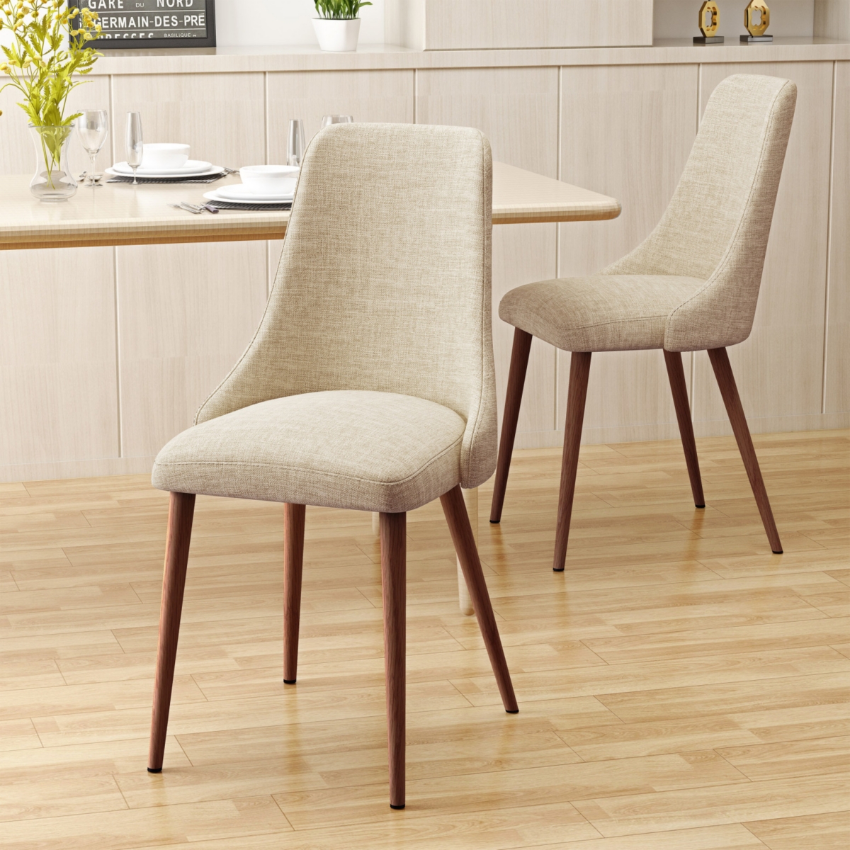 Click here for Streamdale Sabina Mid Century Dining Chairs (Set O... prices