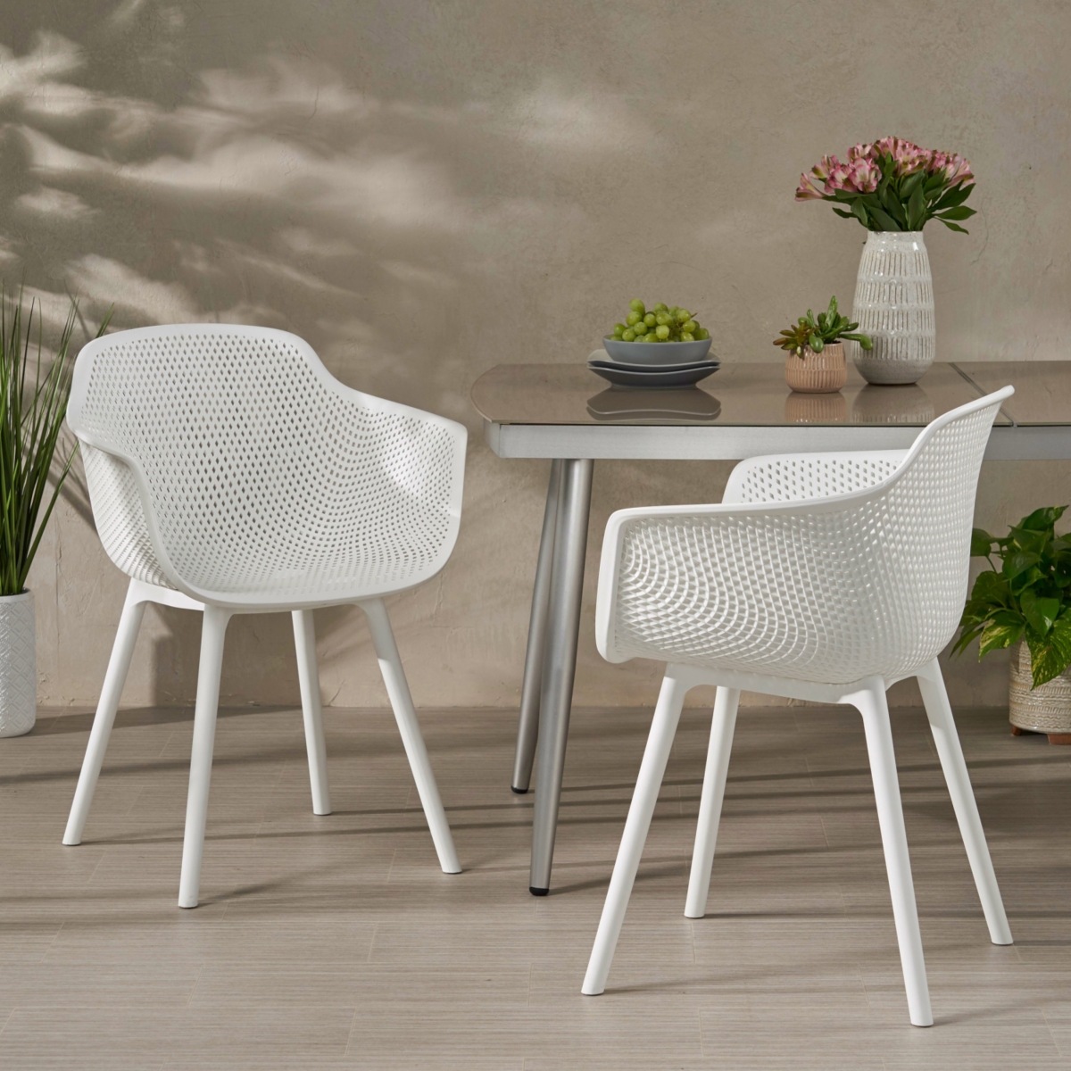 Click here for Streamdale Furniture Outdoor Dining Chair Set - We... prices