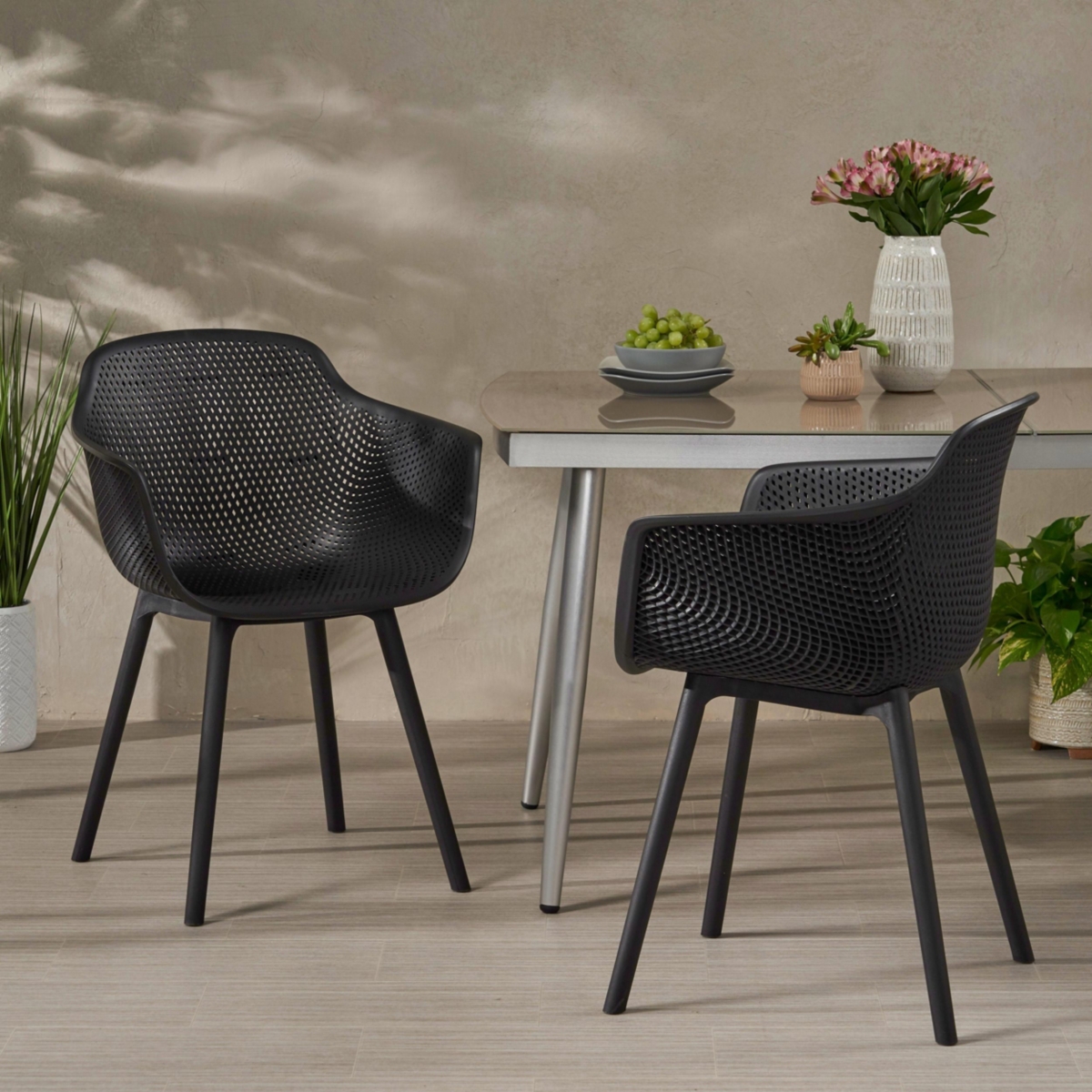 Click here for Streamdale Furniture Outdoor Dining Chair Set - We... prices