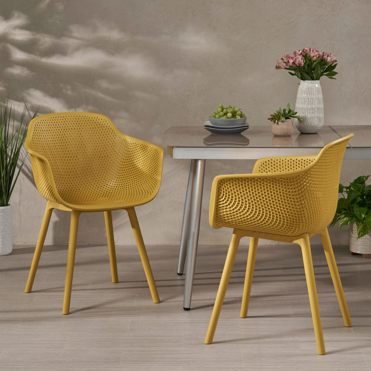 Click here for Streamdale Furniture Outdoor Dining Chair Set - We... prices
