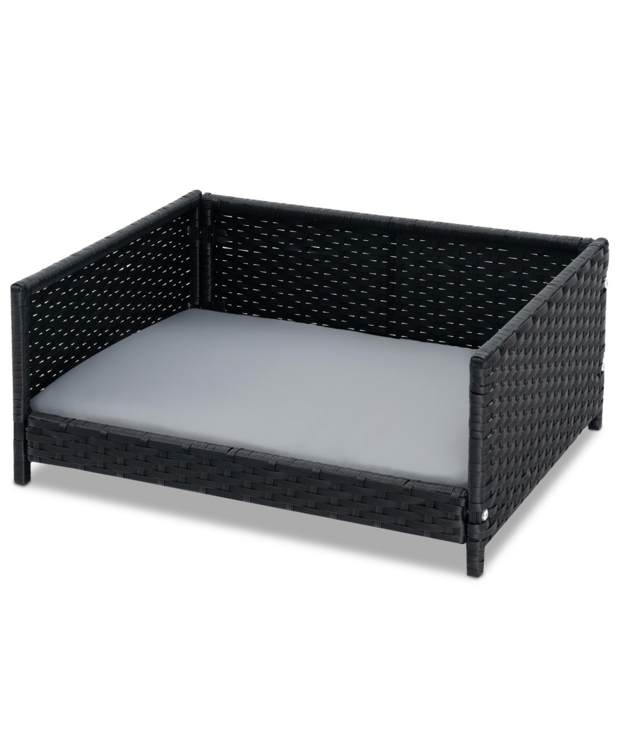 Click here for Slickblue Rattan Dog Bed with Waterproof Soft Cush... prices