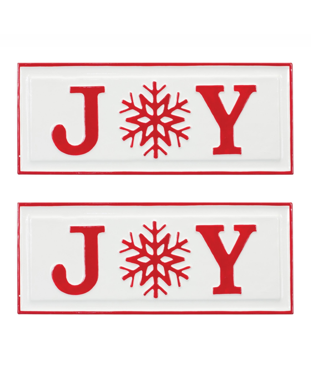 Click here for Slickblue Festive Joy Signs Set of 2 Rustic Holida... prices