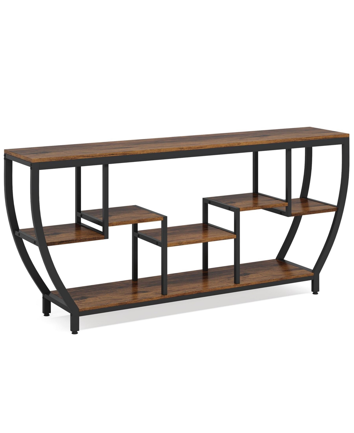 Click here for Tribesigns 70.9 Inch Long Sofa Table with Shelves... prices