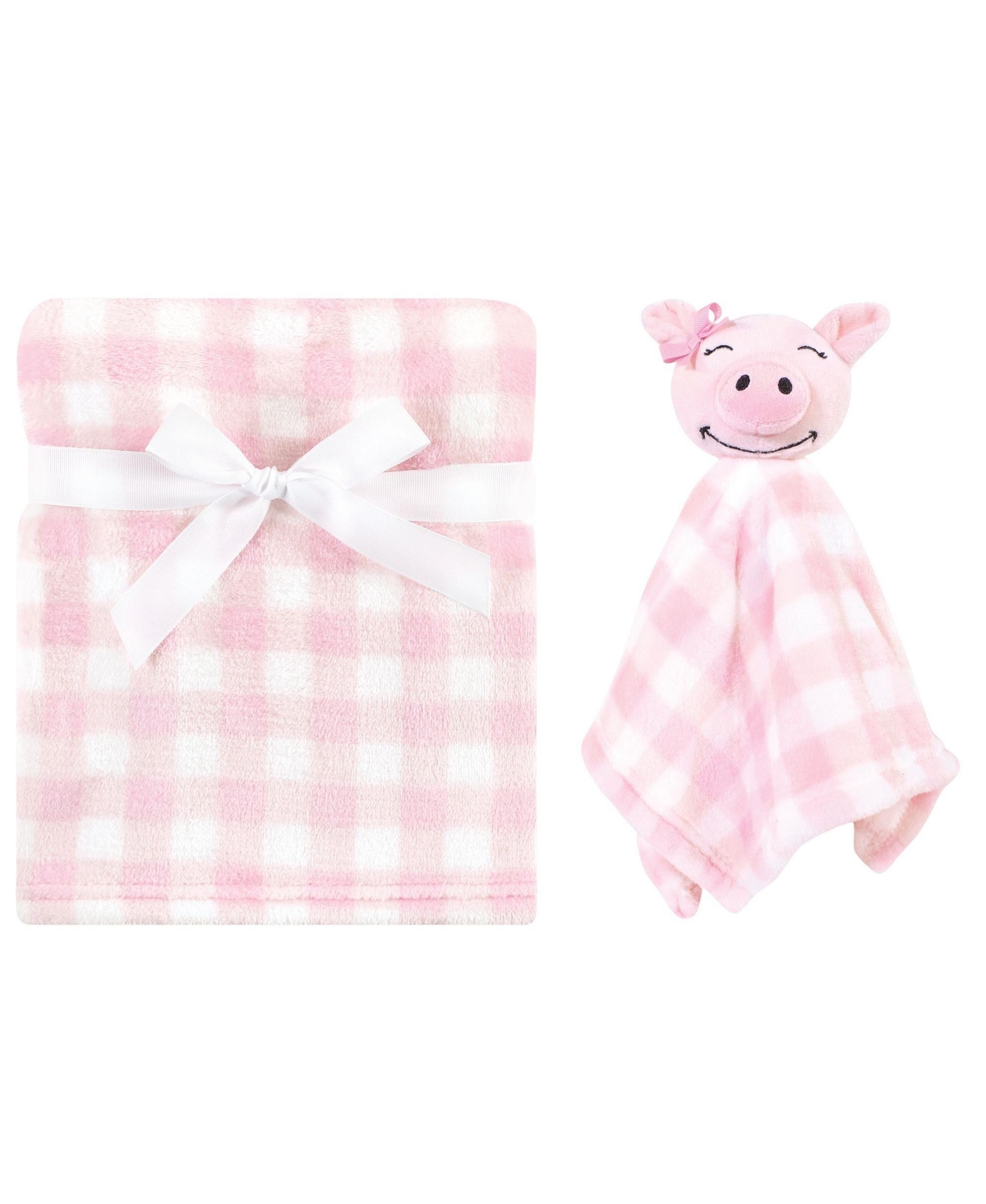 Click here for Hudson Baby Girls Plush Blanket with Security Blan... prices