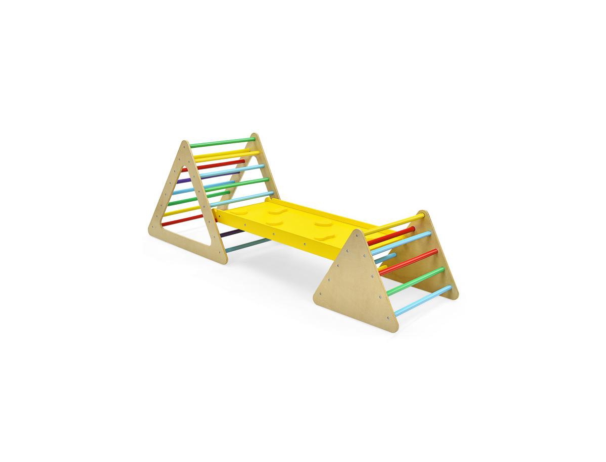 Click here for Slickblue 3 in 1 Wooden Set of 2 Triangle Climber... prices