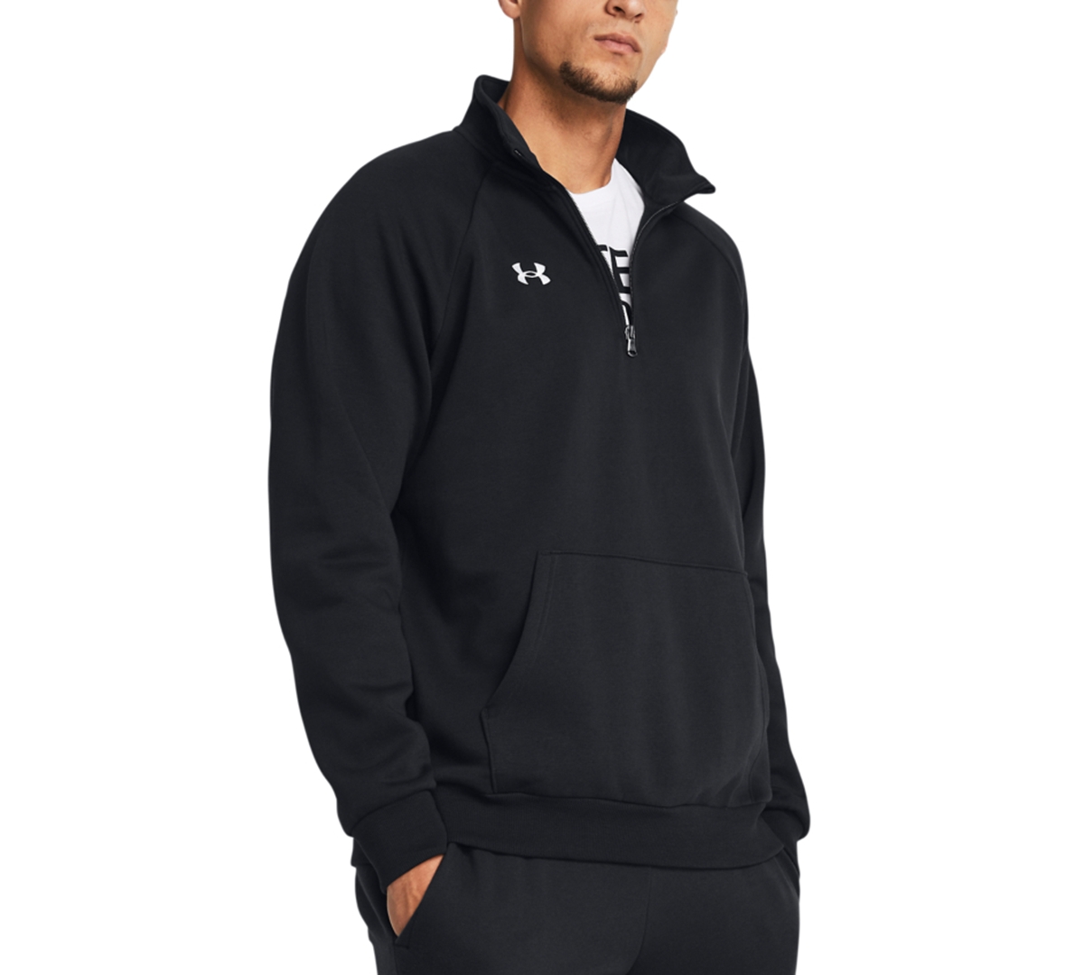 Click here for Under Armour Mens Rival Fleece Quarter-Zip Pullove... prices