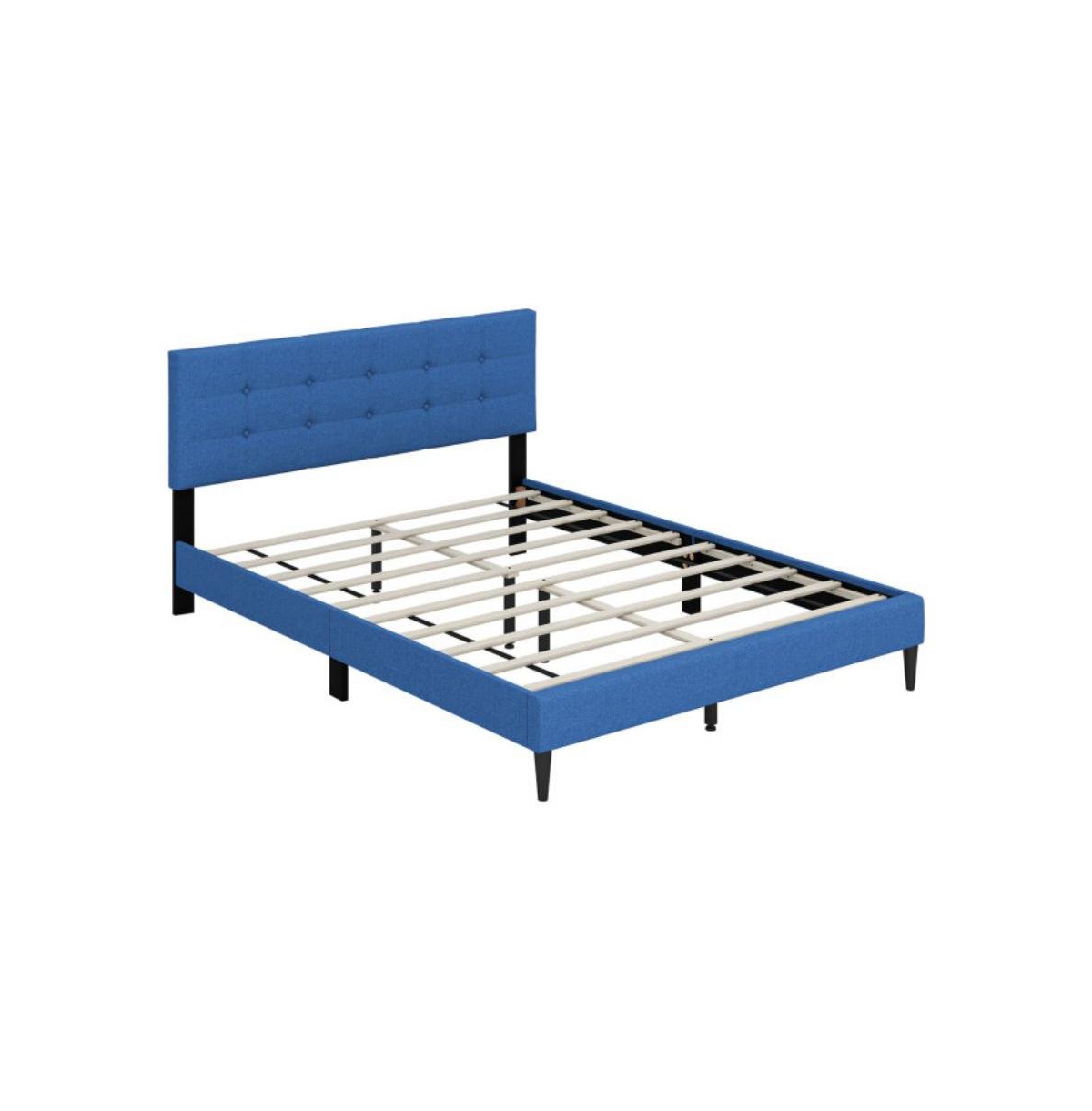 Click here for Queen Size Upholstered Platform Bed with Button Tu... prices