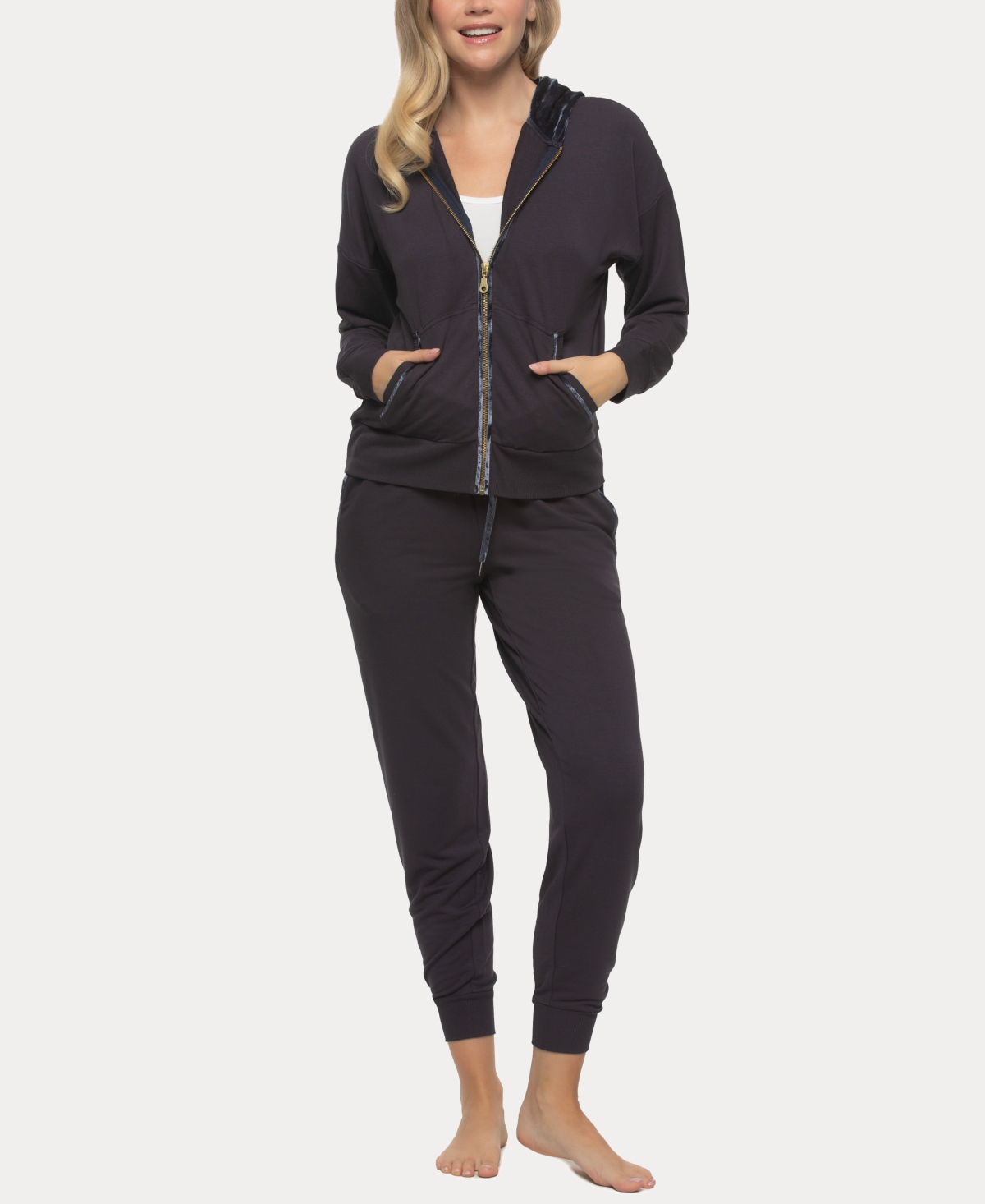 Click here for Felina Womens Aria Zip Up Hoodie and Jogger Lounge... prices