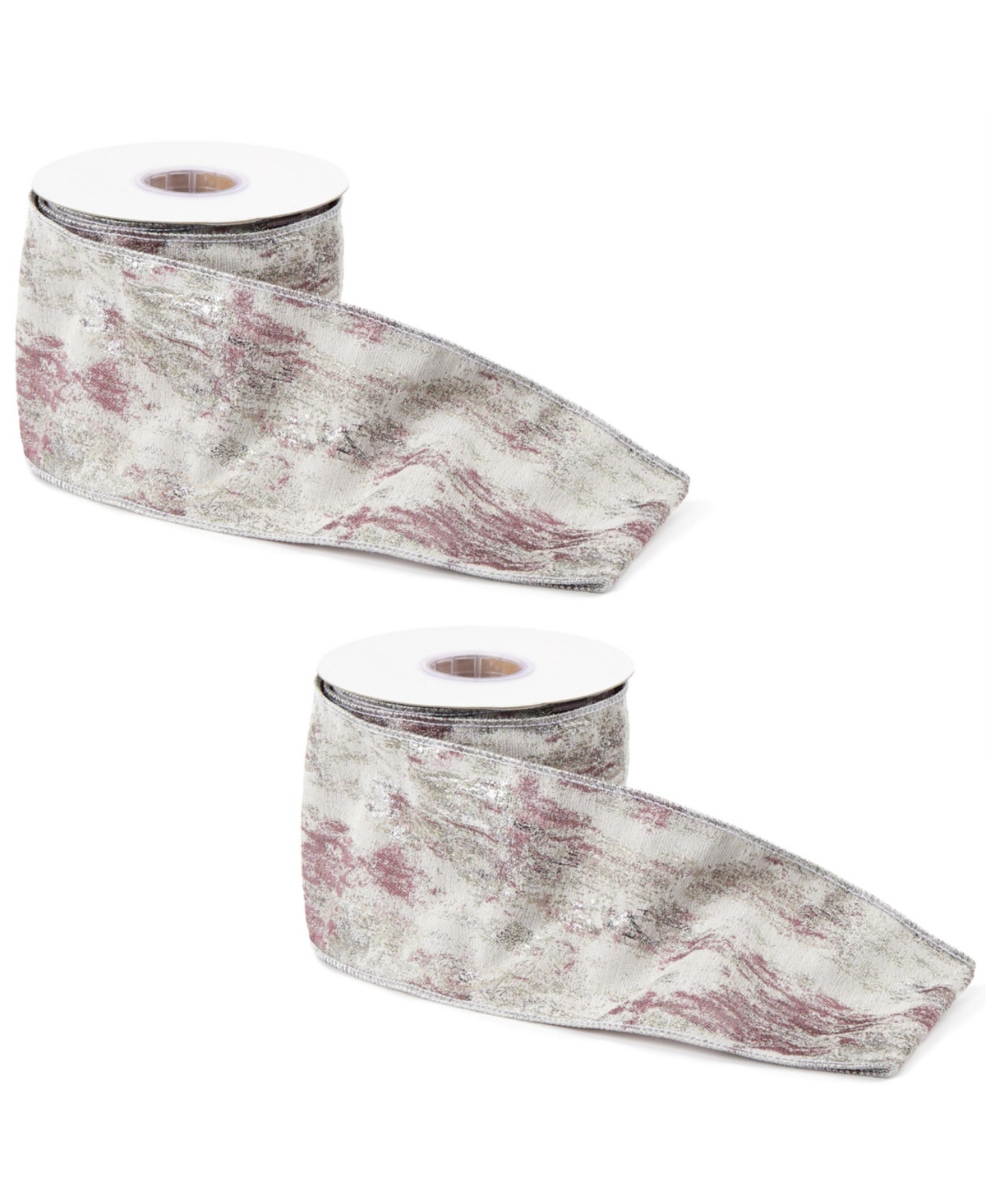 Click here for Slickblue Set of 2 Wired Polyester Ribbons –... prices