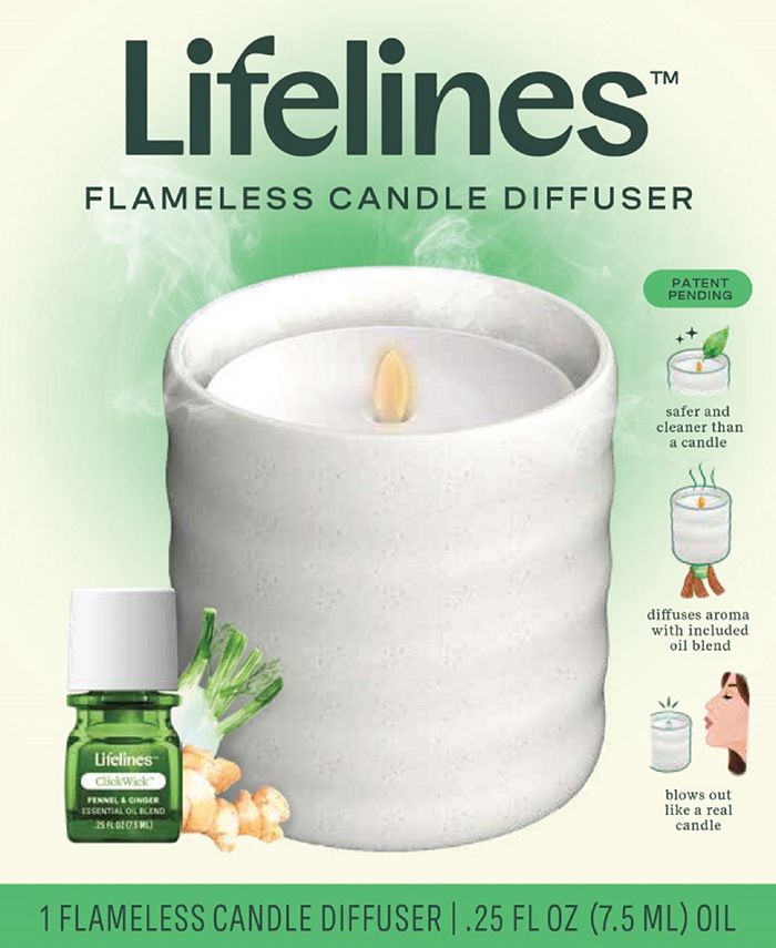 Lifelines Flameless Candle Diffuser - Macy's