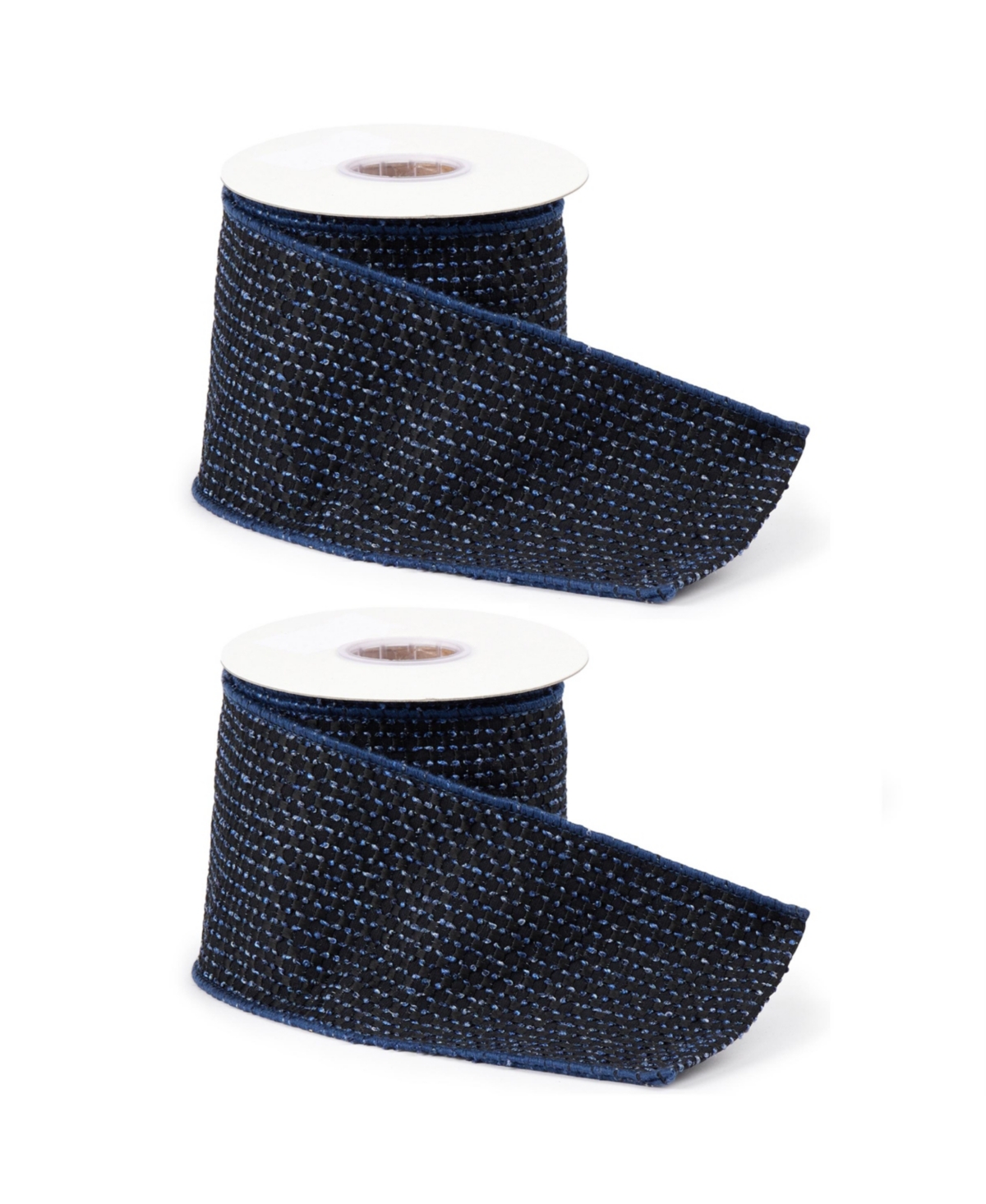 Click here for Slickblue Set of 2 Wired Polyester/Cotton Ribbons... prices